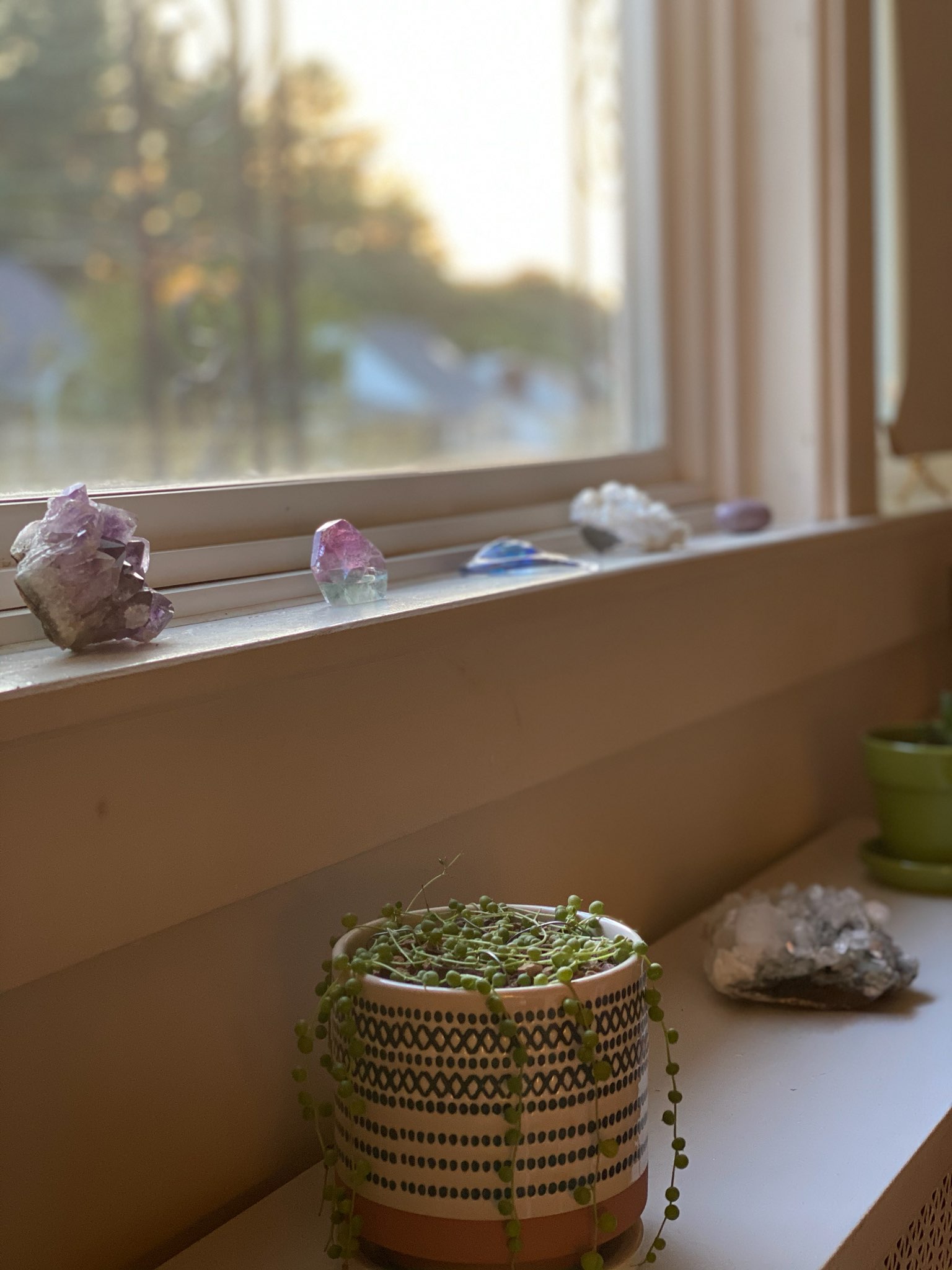 Crystals on my Windowsill | Windsoul Wellness Center